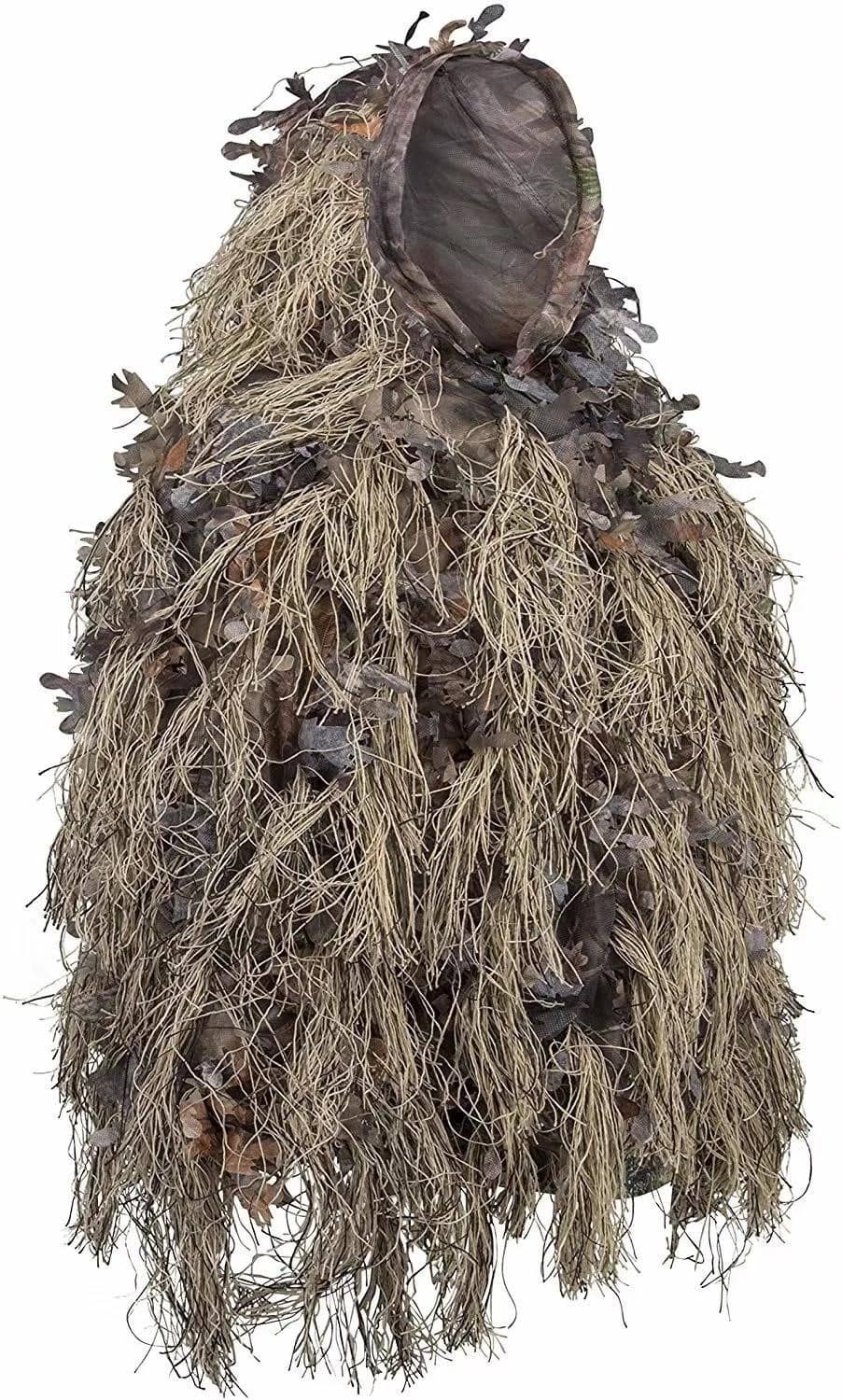 Geely Clothing Woodland 3D Bionic Leaf Camouflage Clothing Ghillie Suit for Hunter Hunting Cs ...