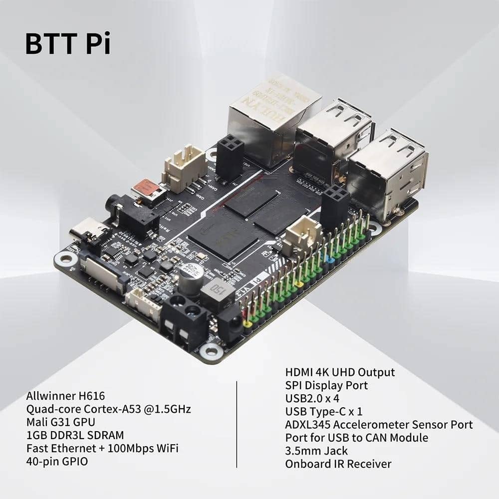 BIGTREETECH BTT PI V1.2 keturių branduolių procesorius su 2,4 G WiFi 40 ...