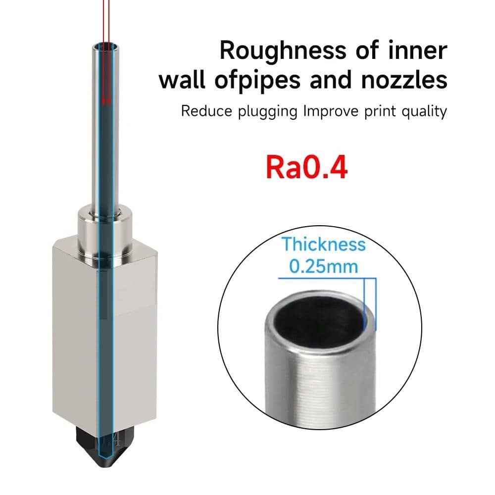 „Bambu lab Hotend Nozzle Upgrade Hotend Nozzle Grūdinto plieno antgalis ...