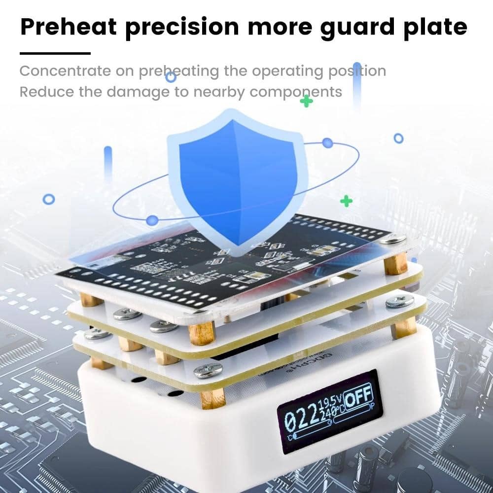 MHP30 mini kaitvietė PCB SMD plokštės litavimo plokštė Reguliuojama ...