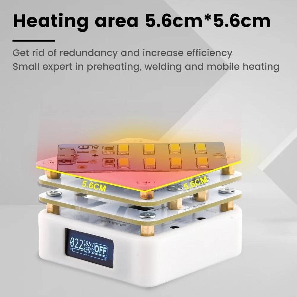 MHP30 mini kaitvietė PCB SMD plokštės litavimo plokštė Reguliuojama ...