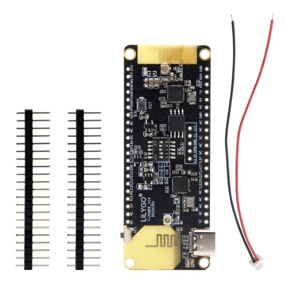 LILYGO- T-Zigbee T-ZigbeePA ESP32-C3 TLSR8258 Zigbee Ultra Low Power IOT plėtros plokštė WiFi ...