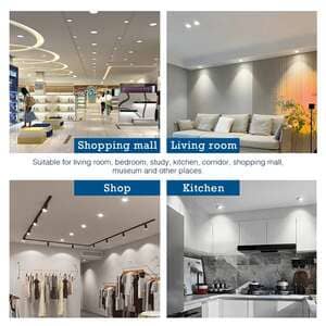 Led Downlight įleidžiamos apvalios lubinės lempos DC 12V 24V AC110V ...