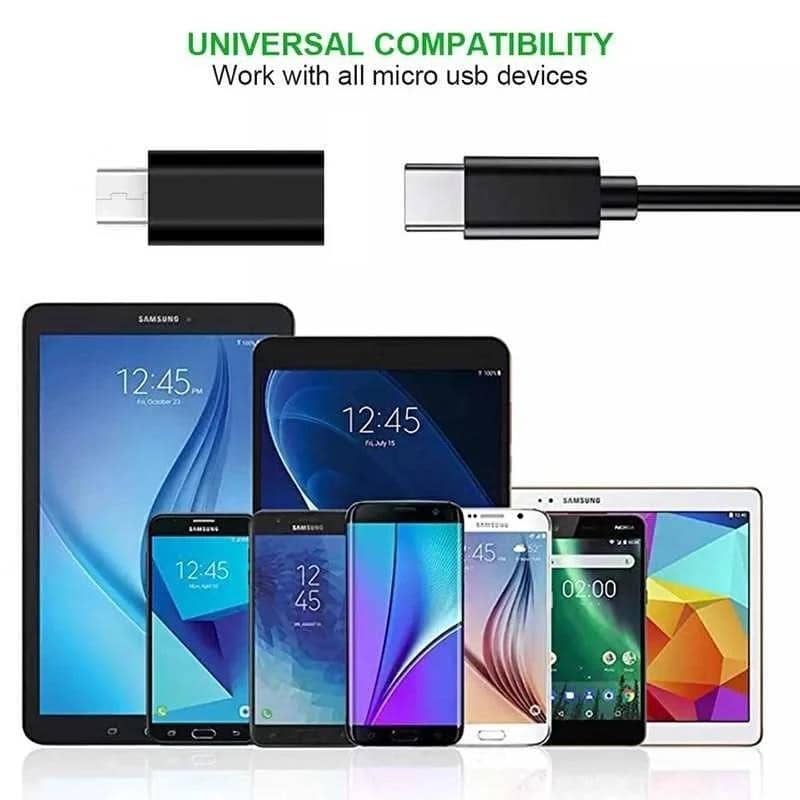 C tipo mikro USB ir mikro USB iki C tipo adapterio jungtis USB C mikro ...