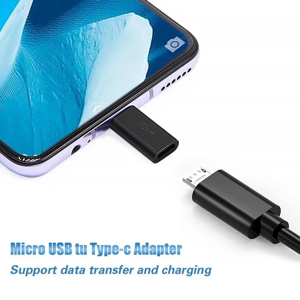 C tipo mikro USB ir mikro USB iki C tipo adapterio jungtis USB C mikro ...
