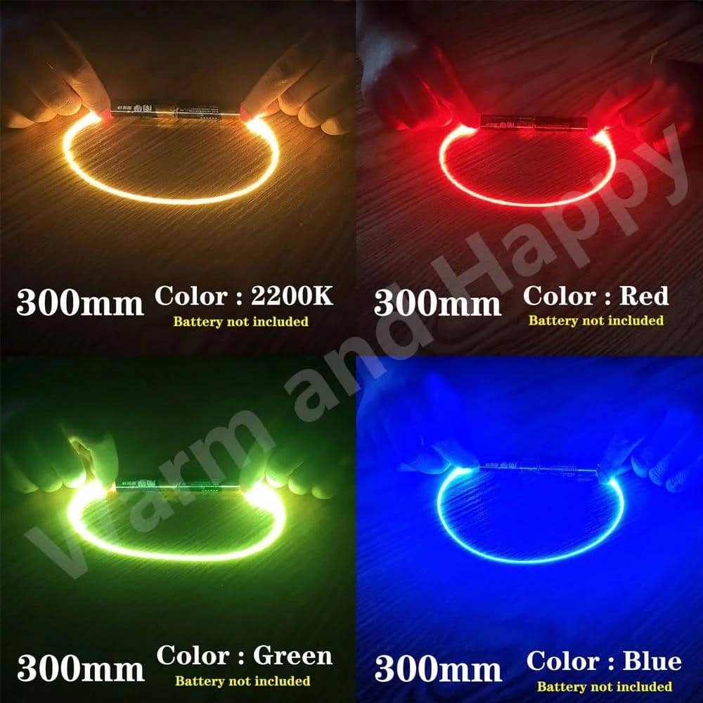 LED kaitinimo siūlas 130mm 300mm retro Edison lemputė LED 3V COB ...