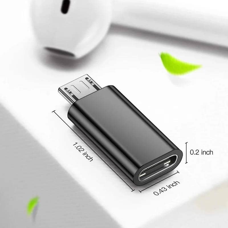 C tipo USB moteriškas ir mikro USB vyriškas adapterio jungtis C tipo ...