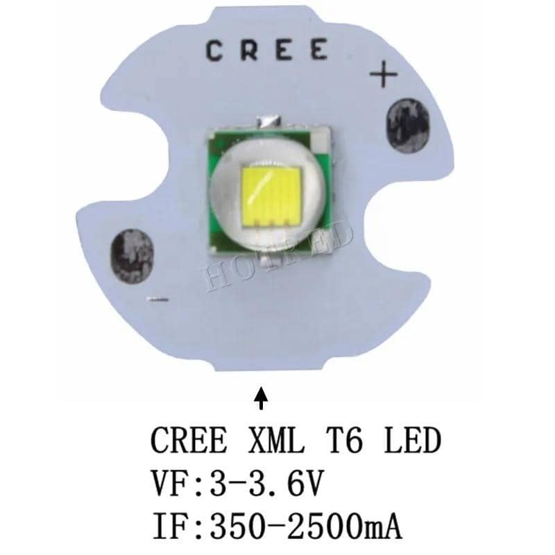 1 vnt CREE XML XM-L T6 LED U2 10W šaltai baltas 10000K šiltai baltas didelės galios LED ...