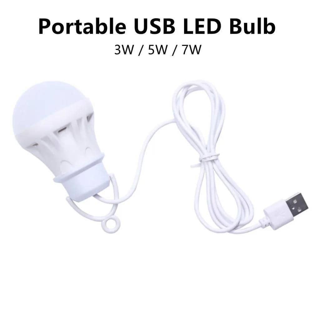 USB lemputė LED nešiojama stovyklavimo lemputė Mini lemputė 5 V ...