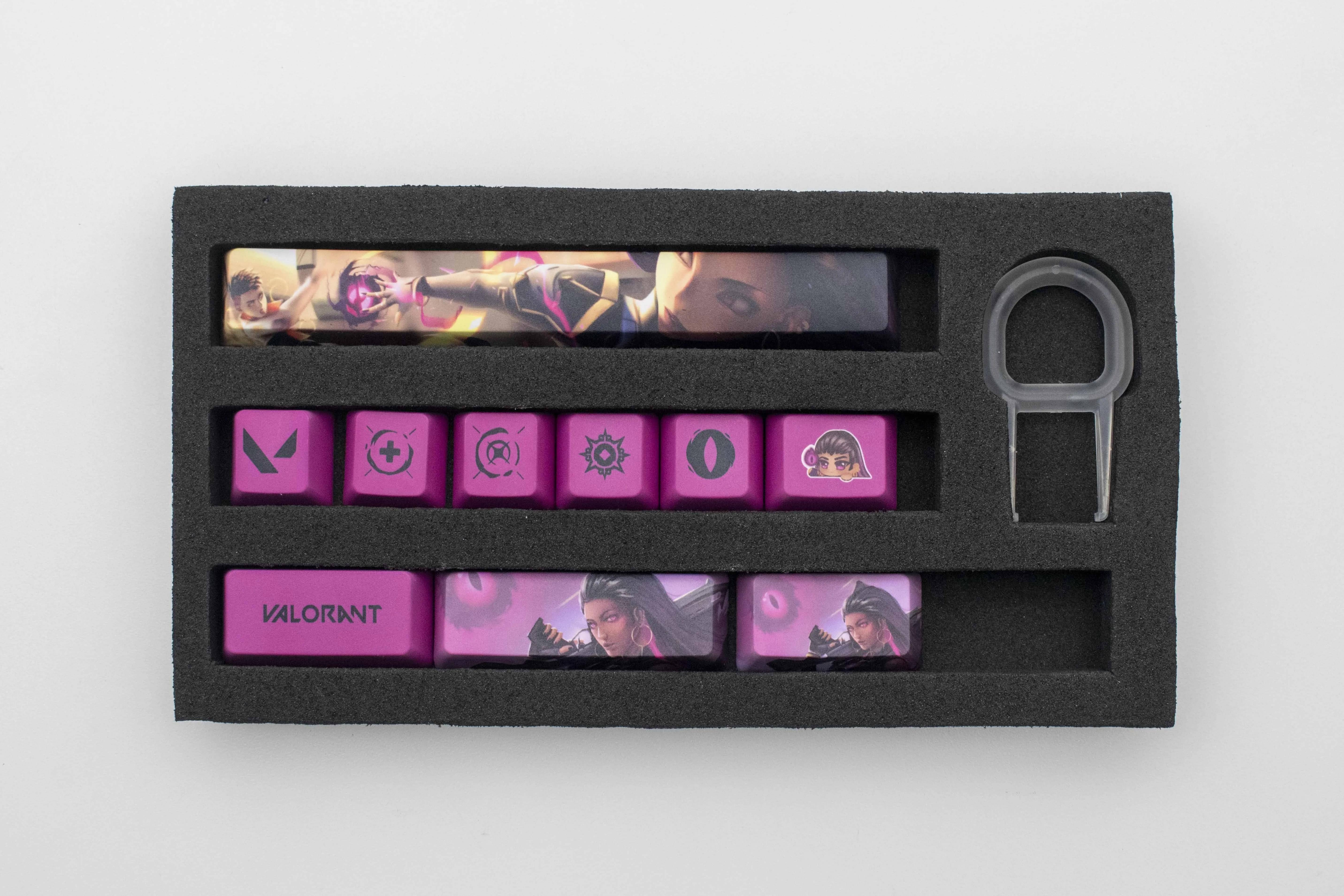 Valorant keycaps reyna OEM Profile 10keys PBT dažų sub keycaps ...