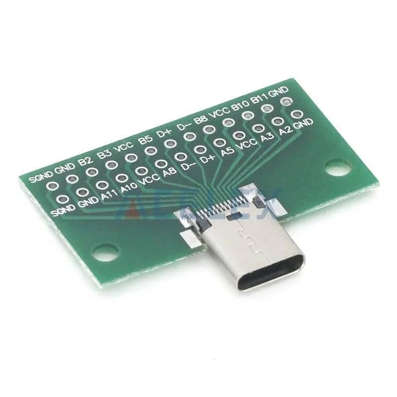 C tipo išorinis ir moteriškas USB 3.1 bandomasis PCB plokštės adapteris ...