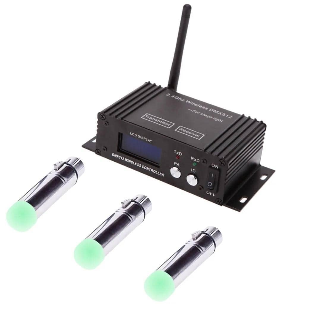 DMX512 ISM Dif LCD DMX belaidis imtuvas ir siųstuvas 2.4G LED valdiklis ...