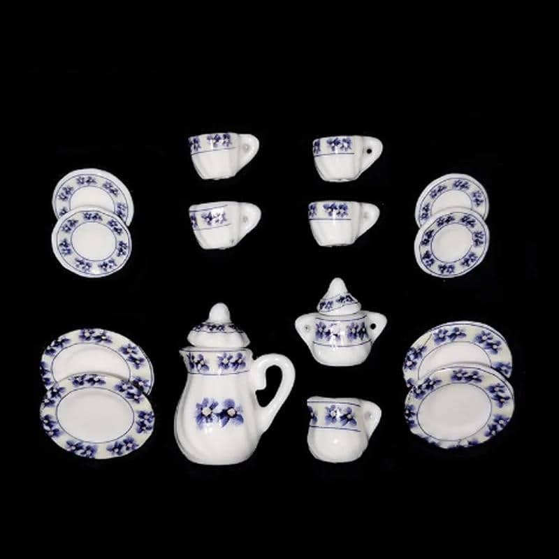 Žavingi arbatos puodo indų puodeliai lėlių namų „pasidaryk pats ...