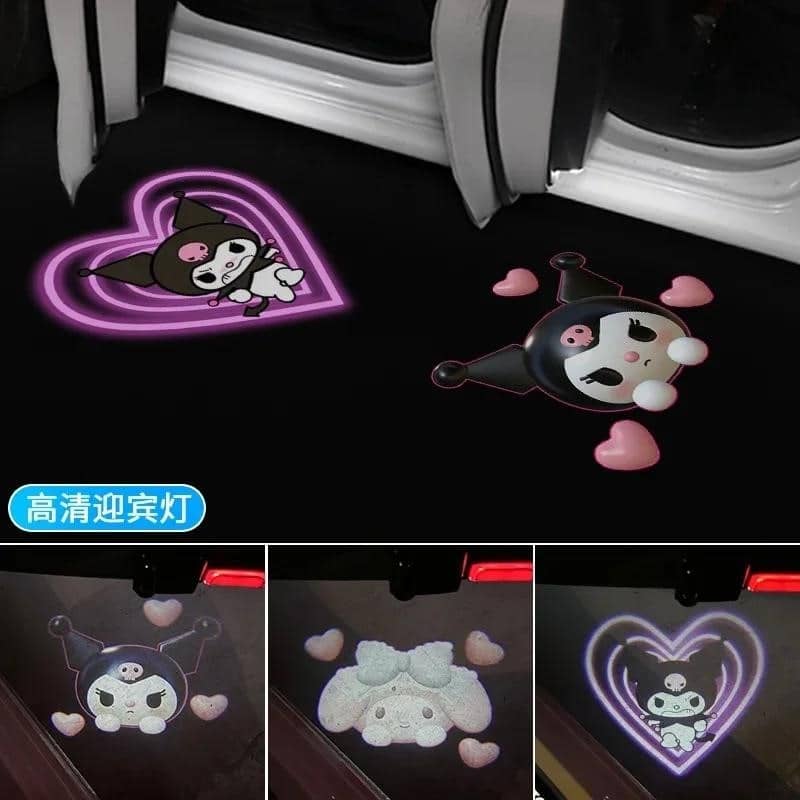 Kuromi Cinnamoroll My Melody automobilio durų sveikinimo lemputė HD ...