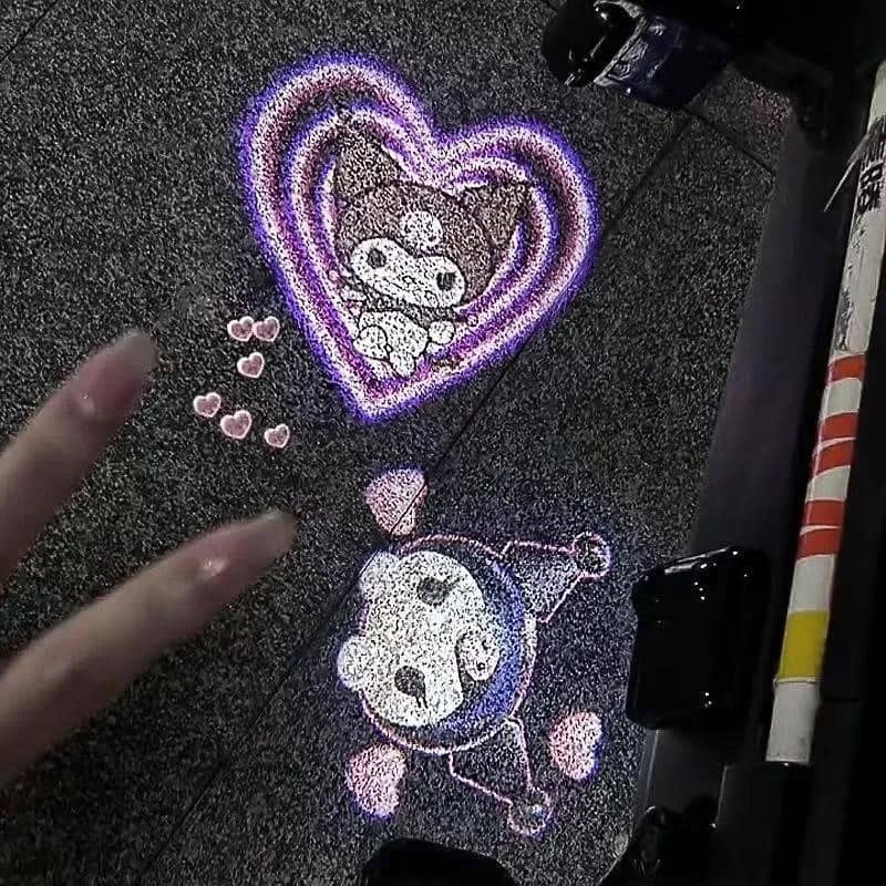 Kuromi Cinnamoroll My Melody automobilio durų sveikinimo lemputė HD ...