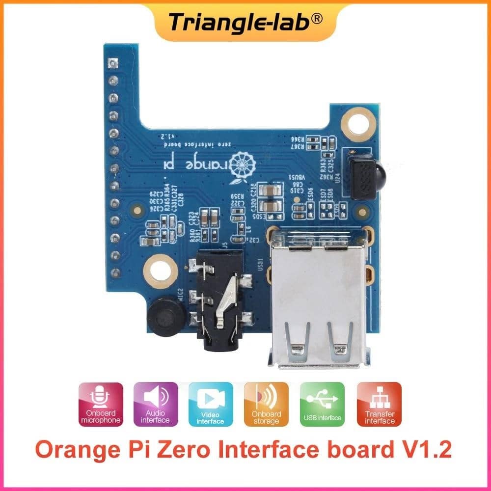 Trianglelab orange pi zero 2 kit 1G wifi Run klipper firmware octoprint mainsail fluidd UI ...