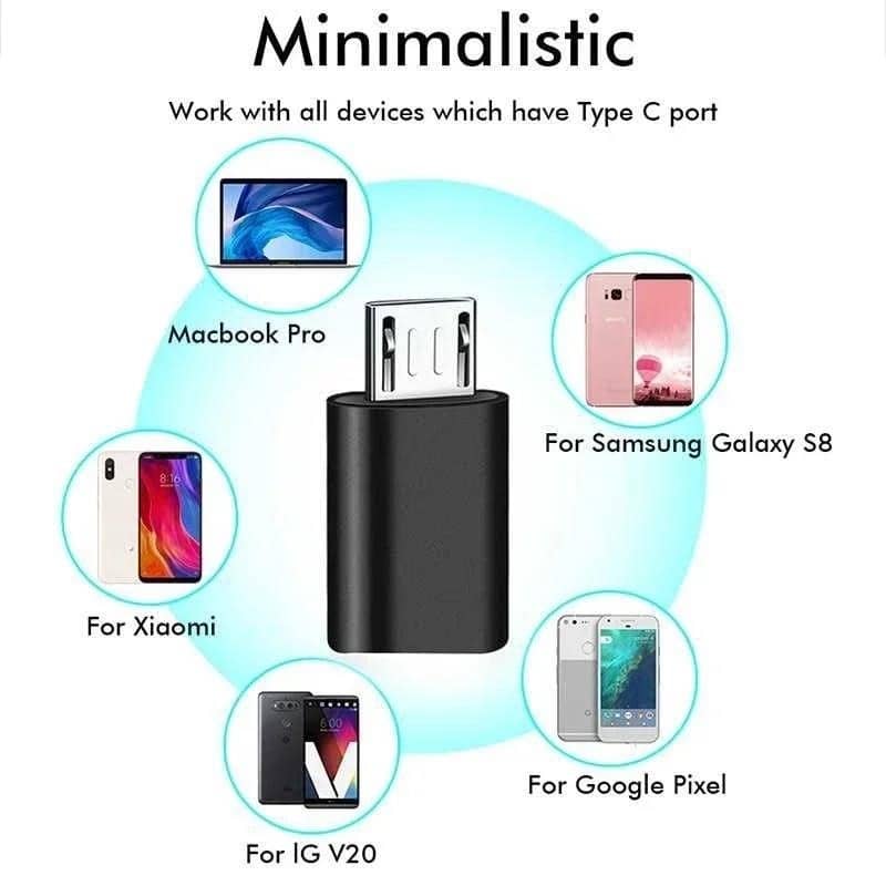 C tipo USB lizdas į mikro USB vyrišką keitiklį C tipo mikro USB ...