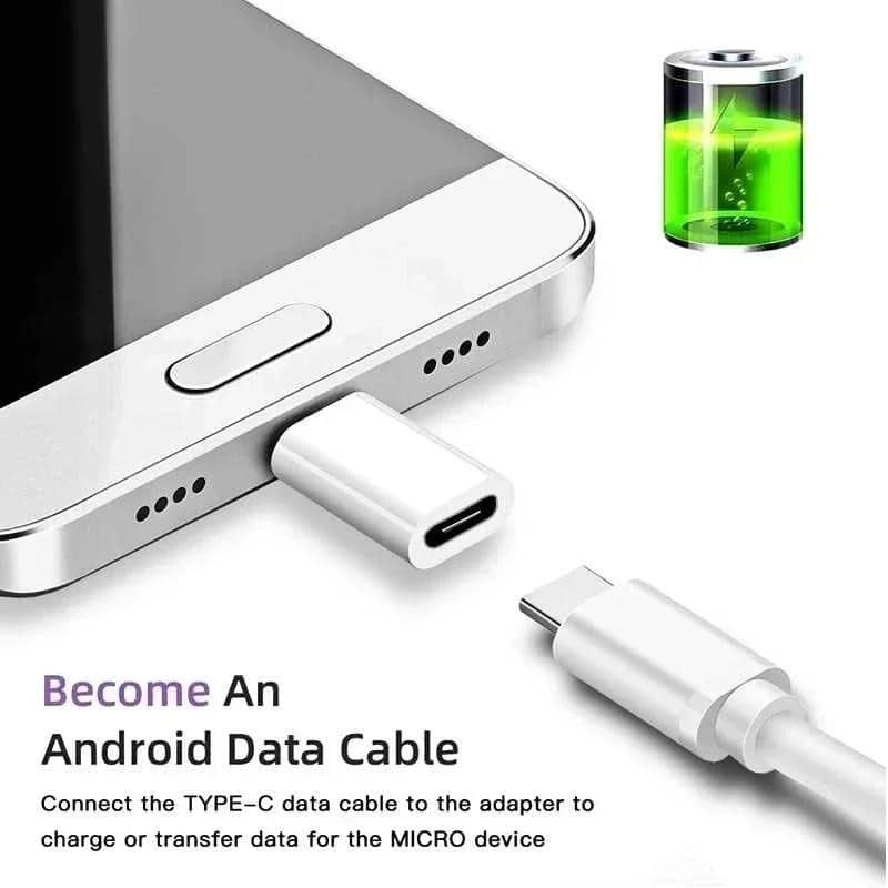 C tipo USB lizdas į mikro USB vyrišką keitiklį C tipo mikro USB ...