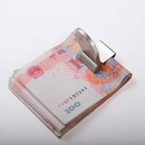 QOONG Individualizuotos raidės nerūdijančio plieno metalinės pinigų ...