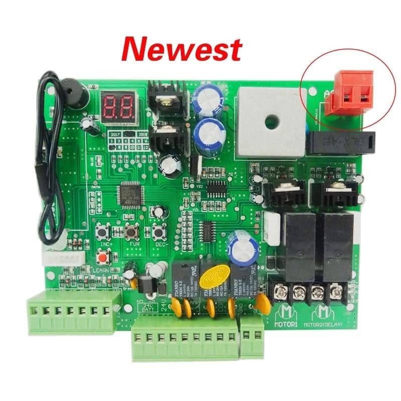 Universalaus tipo 24 V PCB plokštė, skirta automatinių dvigubų vartų ...