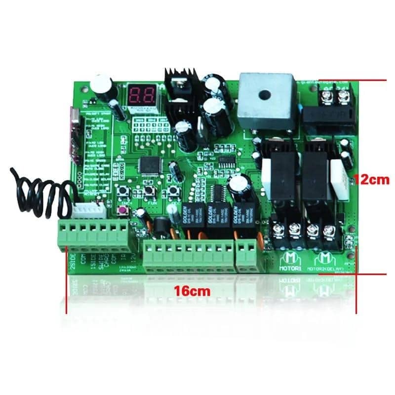 Universalaus tipo 24 V PCB plokštė, skirta automatinių dvigubų vartų ...