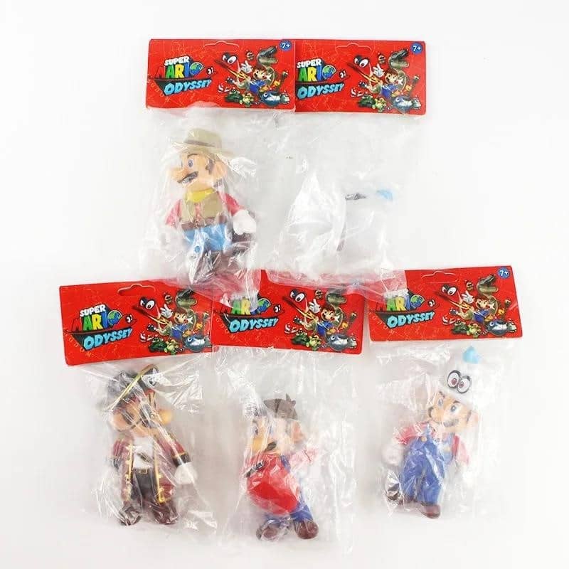 Super Mary serijos veiksmo figūrėlės žaislai Mario Bros Luigi Yoshi ...