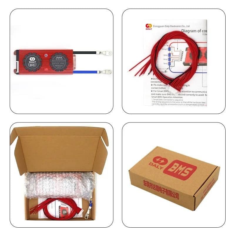 Daly BMS 18650 LTO baterija 5s 6s 10s bms 20s 25s 30s 40A-500A ličio ...