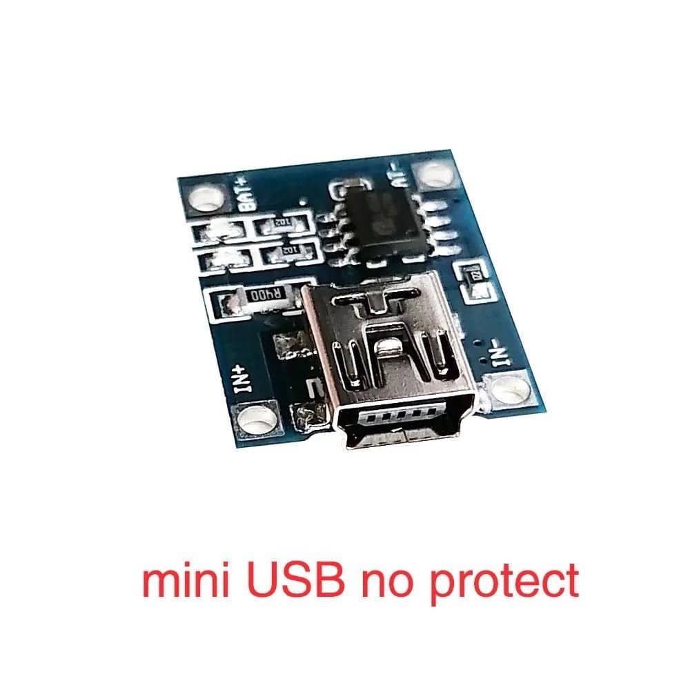 C tipo / mikro / mini USB 5 V 1A 18650 TP4056 ličio baterijos ...