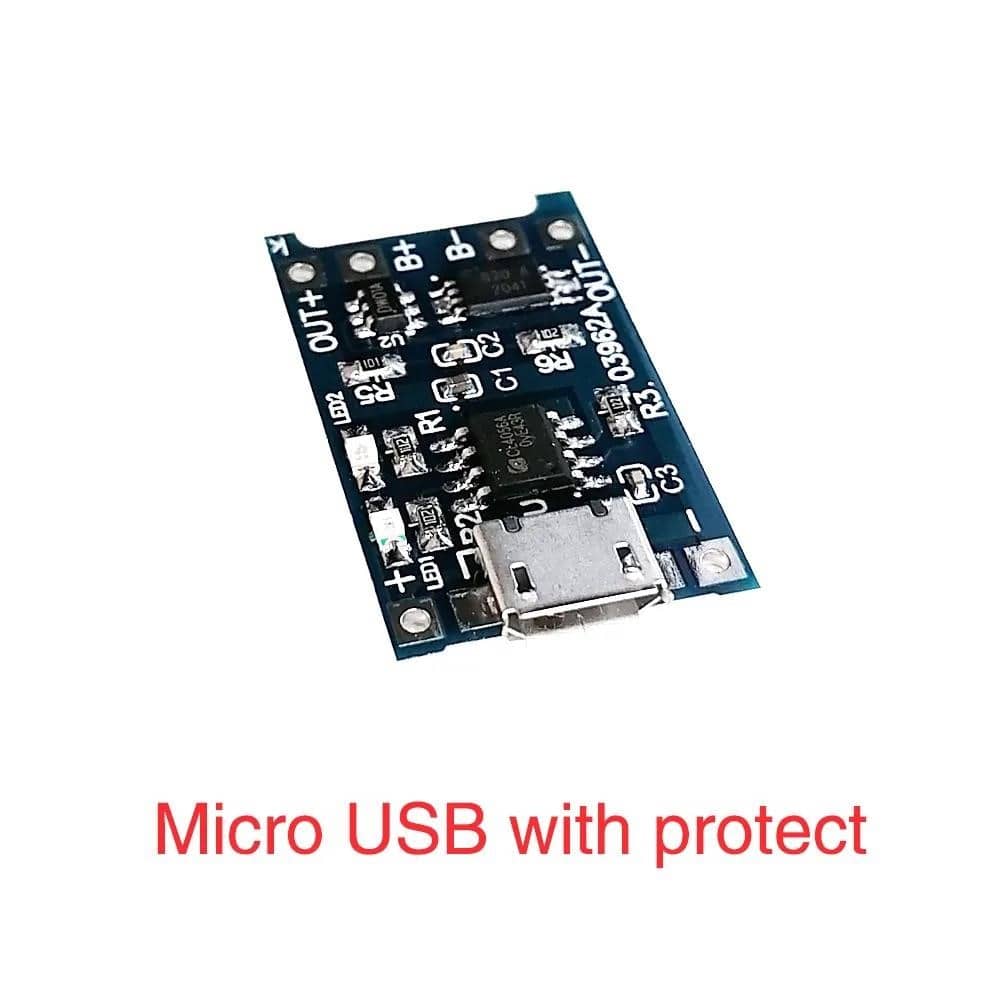 C tipo / mikro / mini USB 5 V 1A 18650 TP4056 ličio baterijos ...