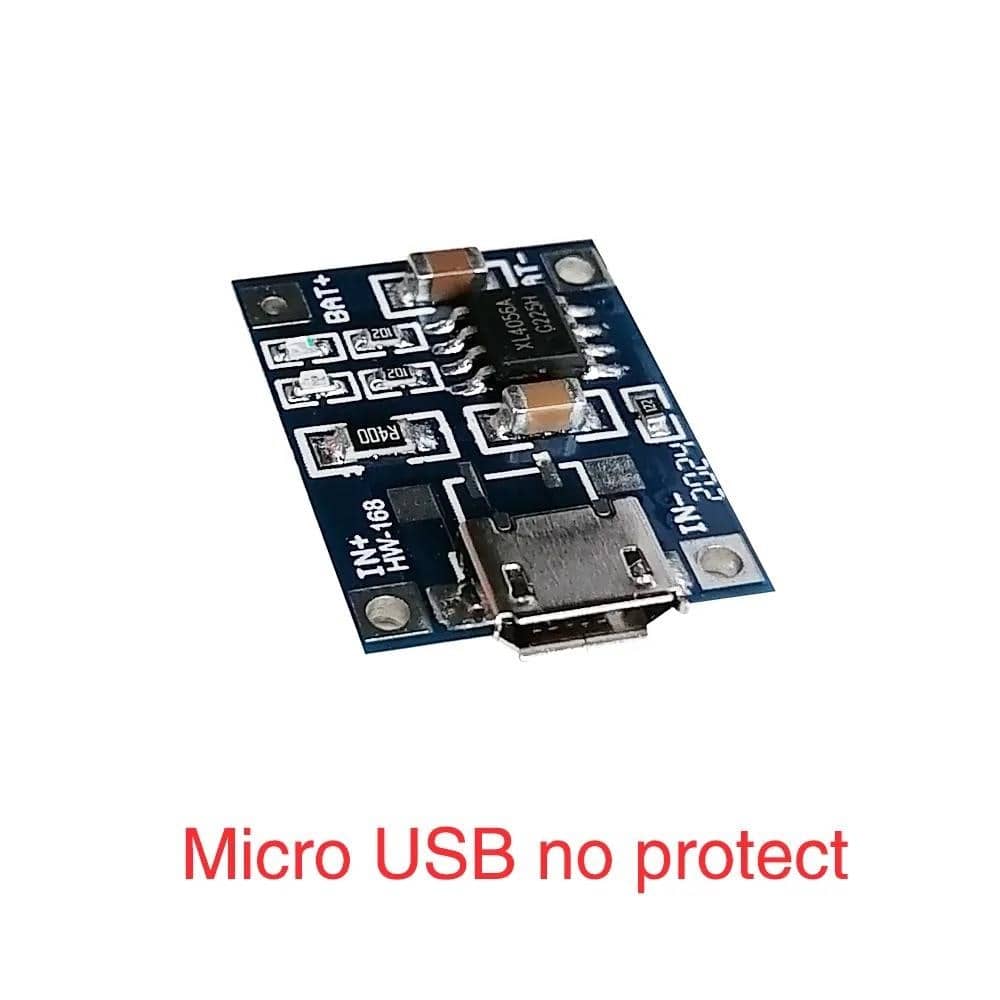 C tipo / mikro / mini USB 5 V 1A 18650 TP4056 ličio baterijos ...