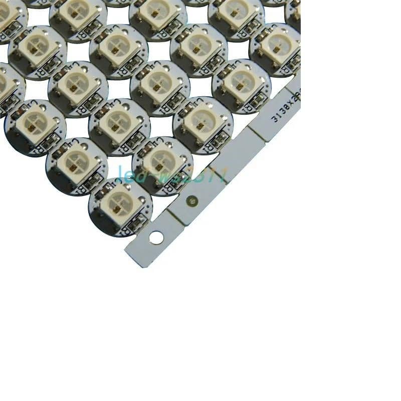 50 ~ 1000 4 kontaktų WS2812B WS2812 LED lustas ir radiatorius 5 V 5050 ...