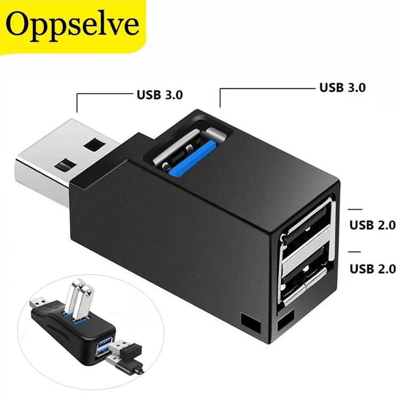USB 3.0 HUB Adapter Extender Mini Splitter Box 3/4 prievadai asmeniniam ...