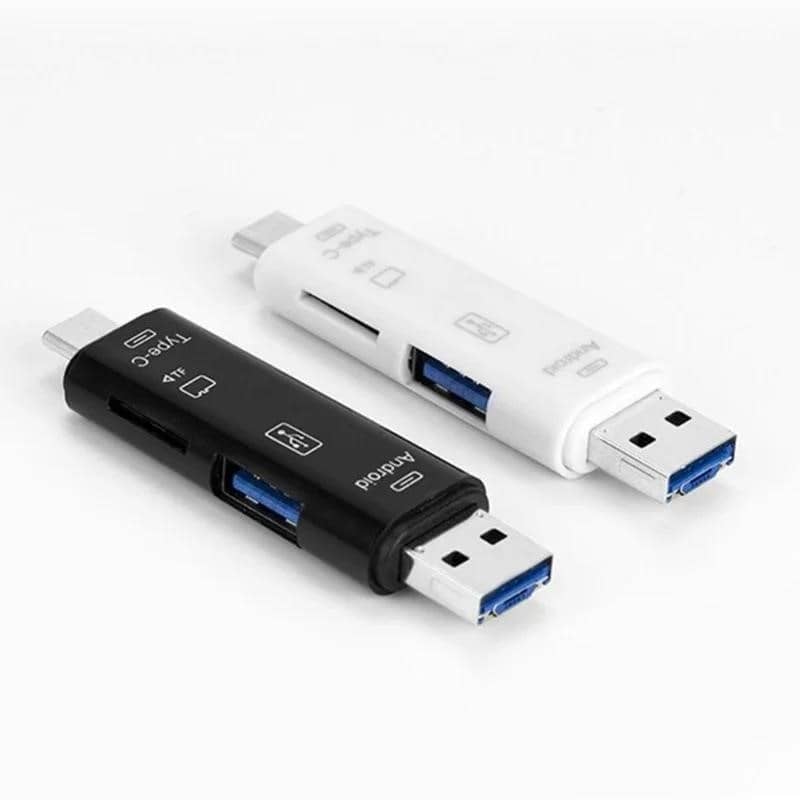 5 viename daugiafunkcis USB 3.0 C tipo USB mikro USB SD TF atminties ...
