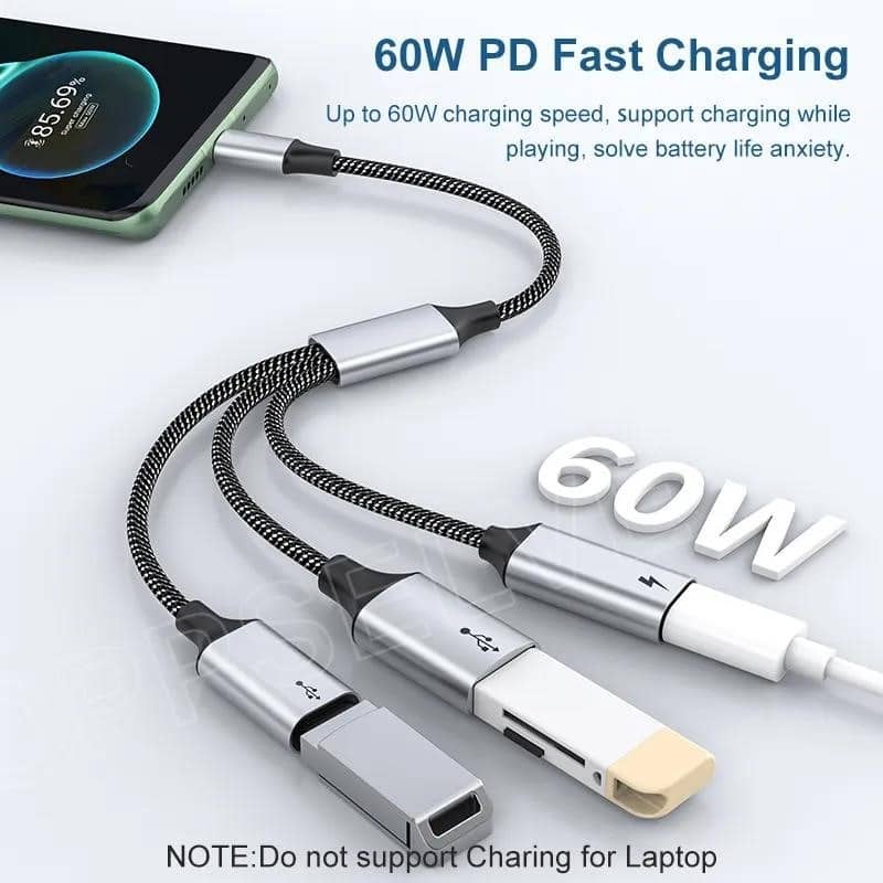 C tipo USB į USB 2.0 USB-C OTG adapterio laidas, skirtas Chromebook ...