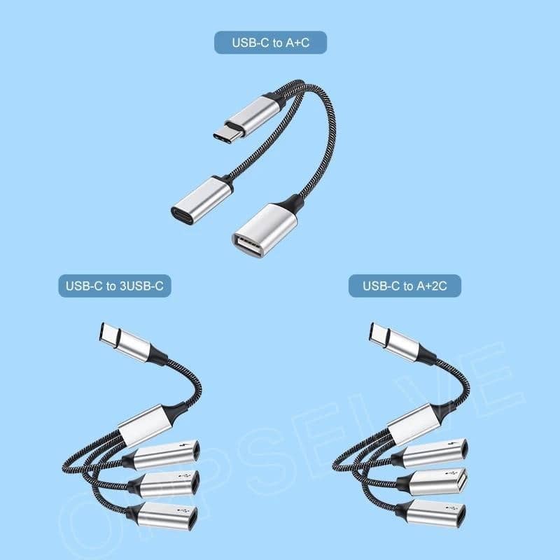 C tipo USB į USB 2.0 USB-C OTG adapterio laidas, skirtas Chromebook ...