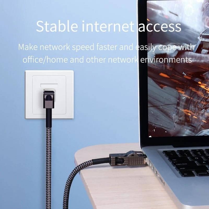 Hagibis Cat8 Ethernet kabelis Super Speed RJ45 tinklo kabelis 40Gbps ...