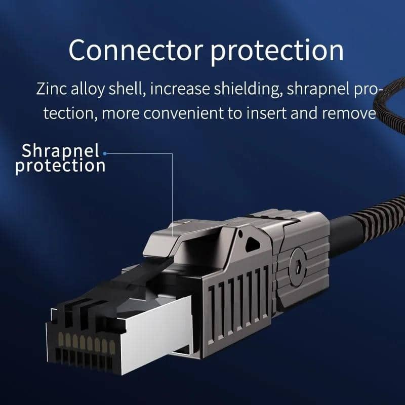 Hagibis Cat8 Ethernet kabelis Super Speed RJ45 tinklo kabelis 40Gbps ...