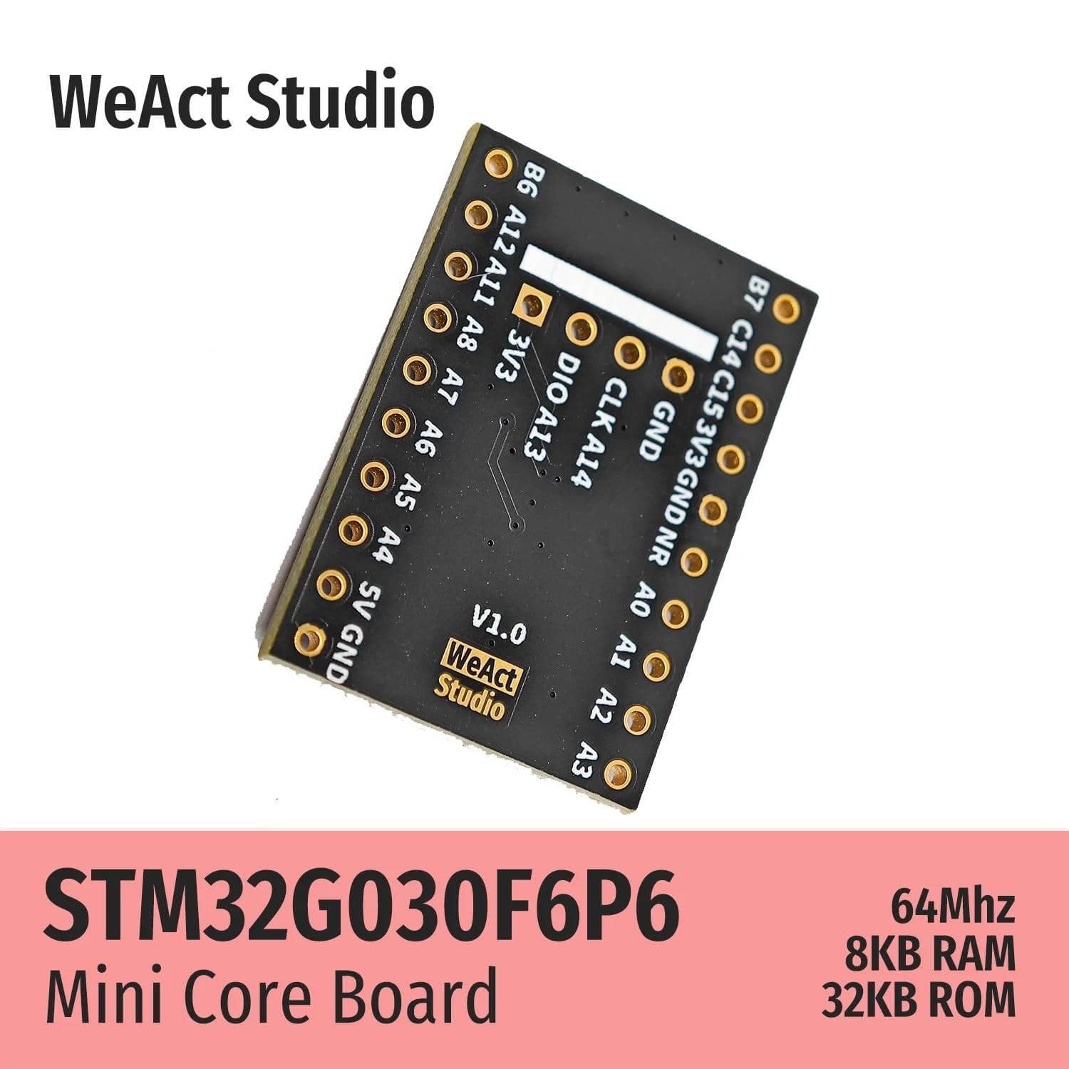 WeAct STM32G030F6P6 STM32G030 STM32G0 STM32 pagrindinės plokštės demonstracinė plokštė ...
