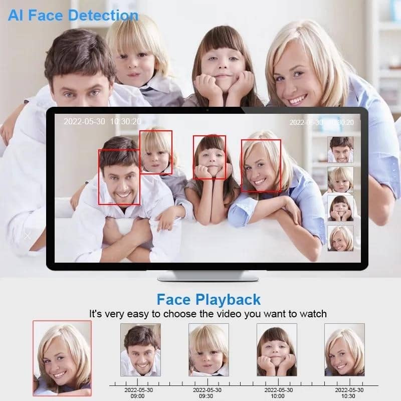 Smar 5 in 1 CCTV Mini DVR TVI CVI AHD CVBS IP kamera Skaitmeninis vaizdo įrašymo įrenginys 4CH ...