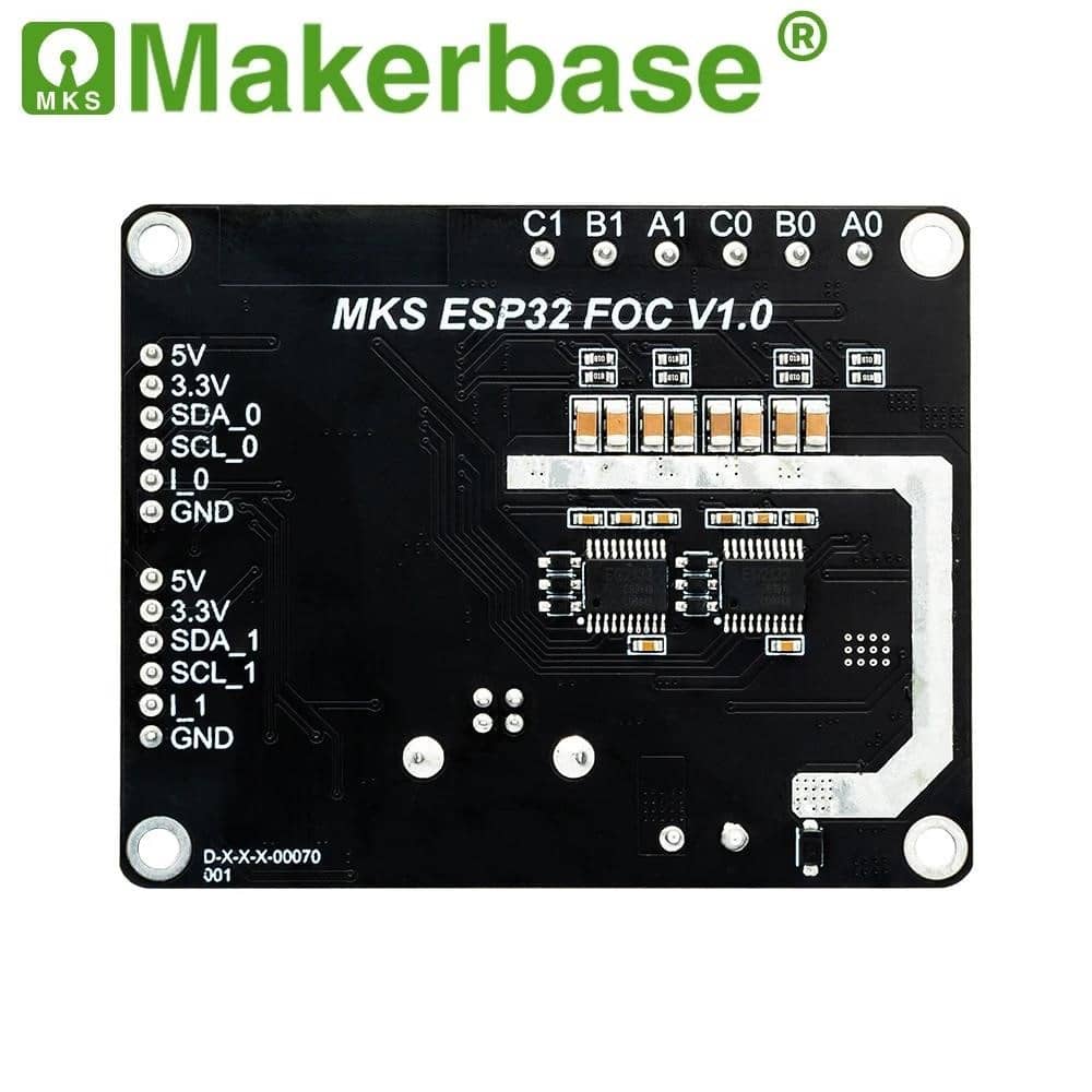 Makerbase ESP32 DUAL SimpleFOC skydas, skirtas BLDC bešepetėliui Servo Foc dviejų variklių ...