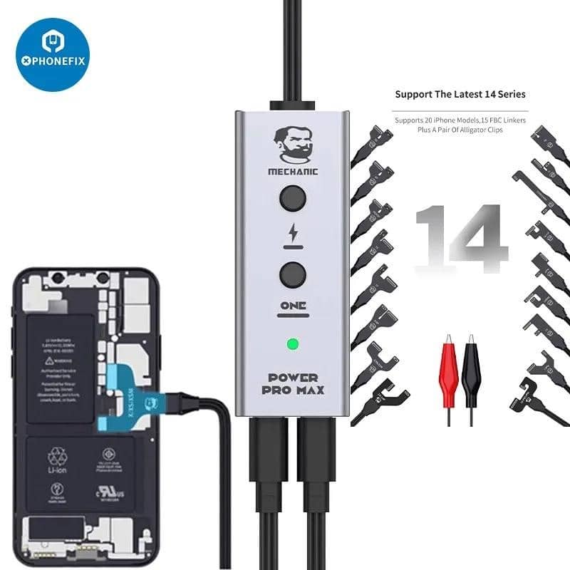 „MECHANIC Power Pro Max“ įkrovos maitinimo šaltinio bandymo pagrindinio ...