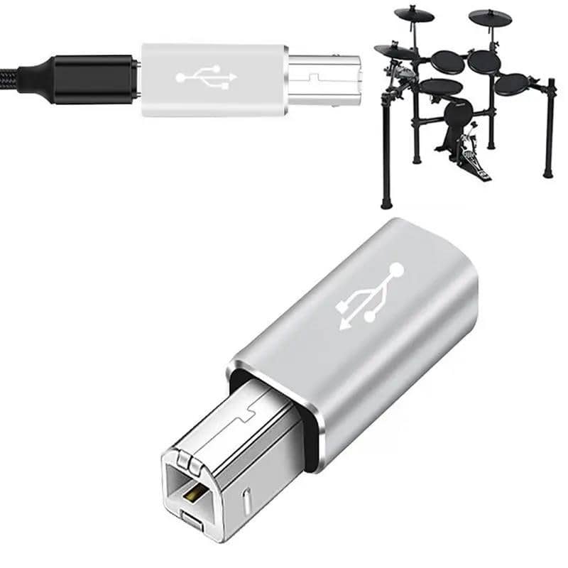C tipo USB į USB B adapteris, lizdas su kištuku, skaitytuvo jungtis ...