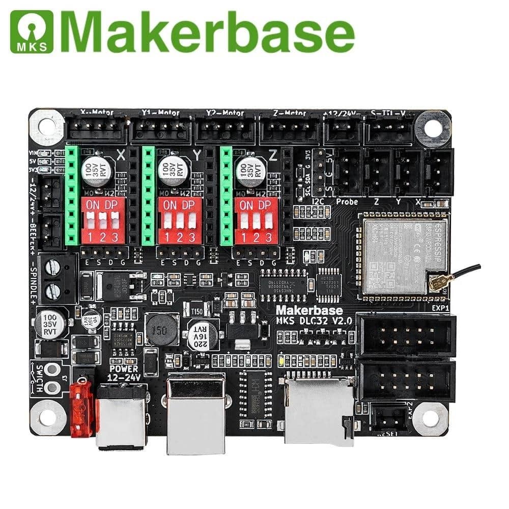 Makerbase MKS DLC32 Grbl valdiklis, skirtas lazeriui ir CNC, su ESP32 WIFI ir TS35/24 jutikliniu ...