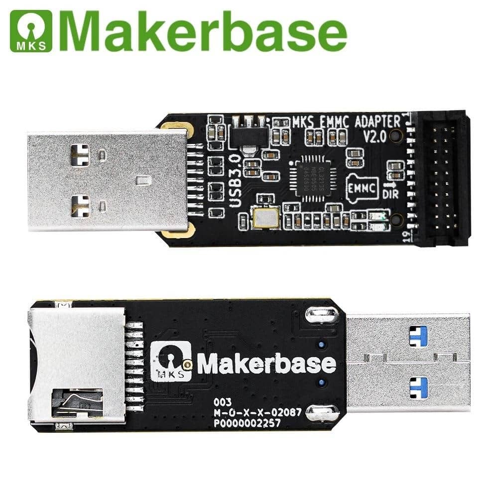 Makerbase MKS EMMC-ADAPTER V2 USB 3.0 skaitytuvas, skirtas MKS EMMC ...