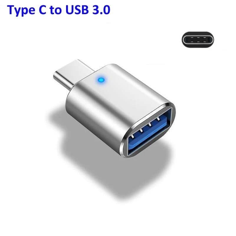 USB 3.0 į C tipo OTG adapteriai USBC kištukas į USBA moteriškas ...