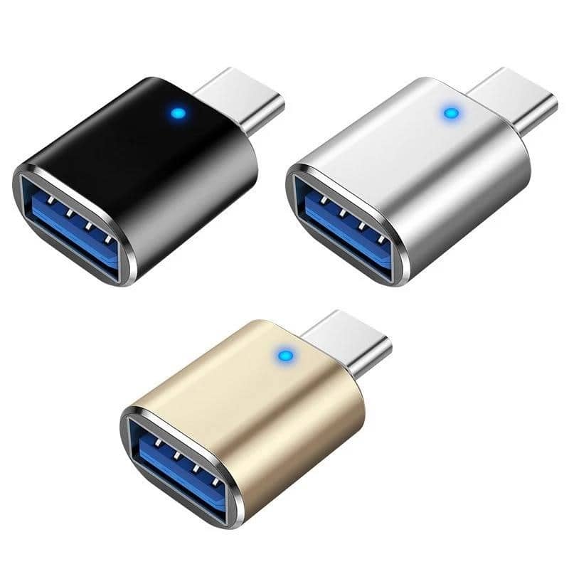 USB 3.0 į C tipo OTG adapteriai USBC kištukas į USBA moteriškas ...