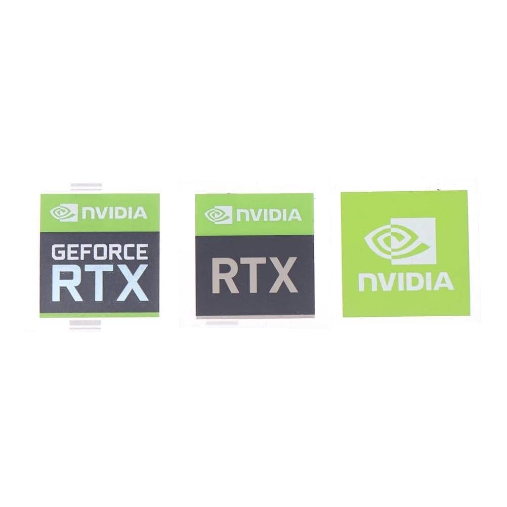 NVIDIA GTX RTX GEFORCE lipdukas nešiojamojo kompiuterio etiketė Grafikos plokštės etiketė ...