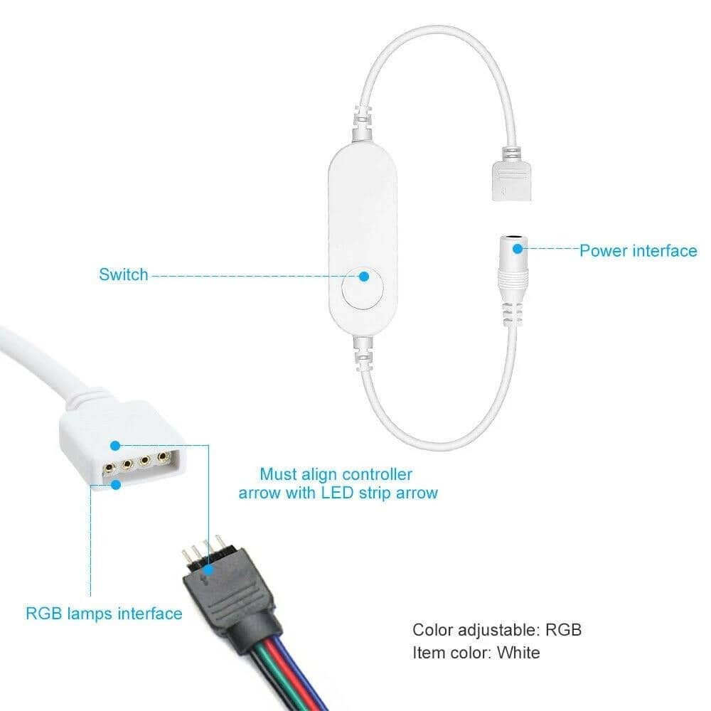 WiFi Smart Mini LED valdiklis DC 5V 12V 24V RGBW RGBWW RGB+CCT RGB ...