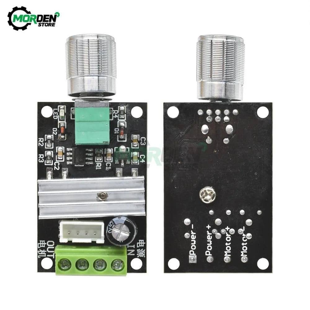 DC 6V 12V 24V 28V 3A 80W PWM nuolatinės srovės variklio greičio reguliatorius Reguliuojamas ...