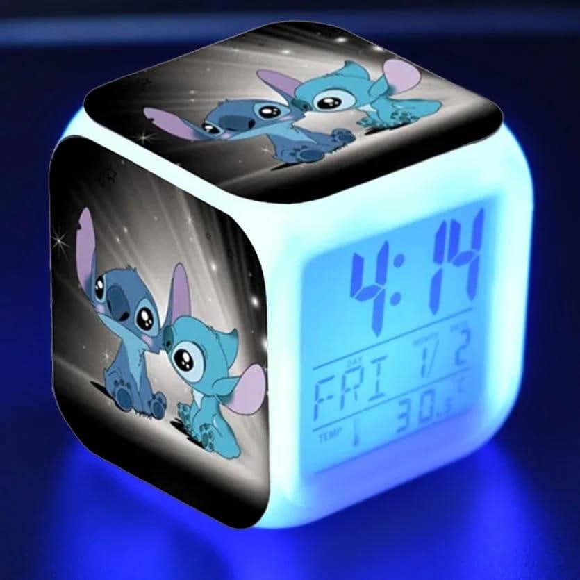 Mieli „Disney“ animaciniai filmai „Lilo&Stitch“ žadintuvas, augantis ...